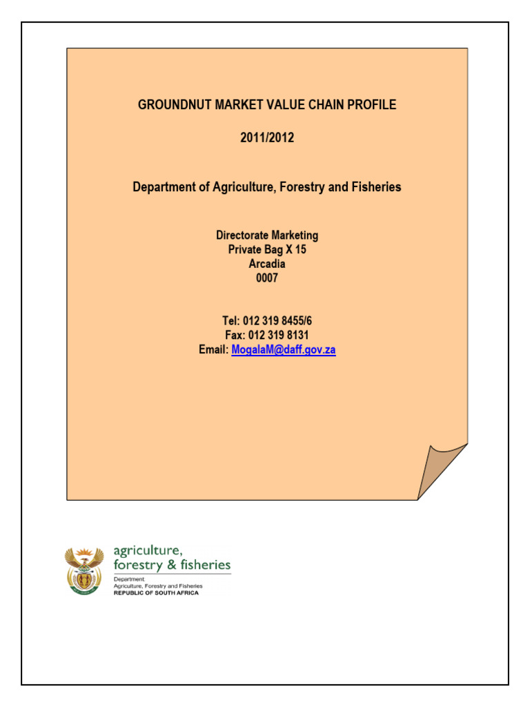 Groundnut Market Value Chain Profile 2012 | PDF | Africa | Asia