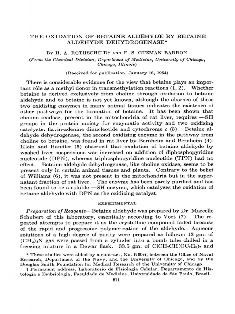 1954 JBC 209 (2) Rothschild | PDF | Enzyme Inhibitor | Enzyme
