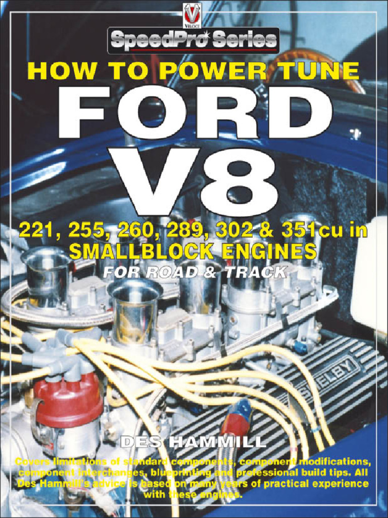 (SpeedPro) Des Hammill - How To Power Tune Ford V8 - 221, 255, 260, 289 ...