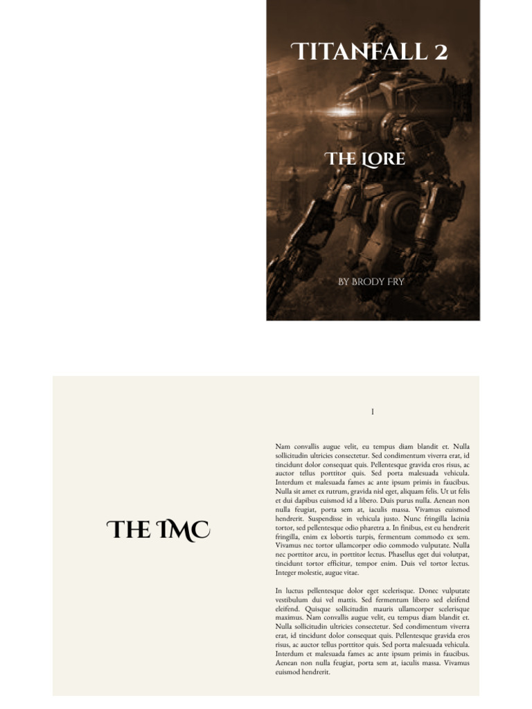Titanfall 2 The Lore | PDF