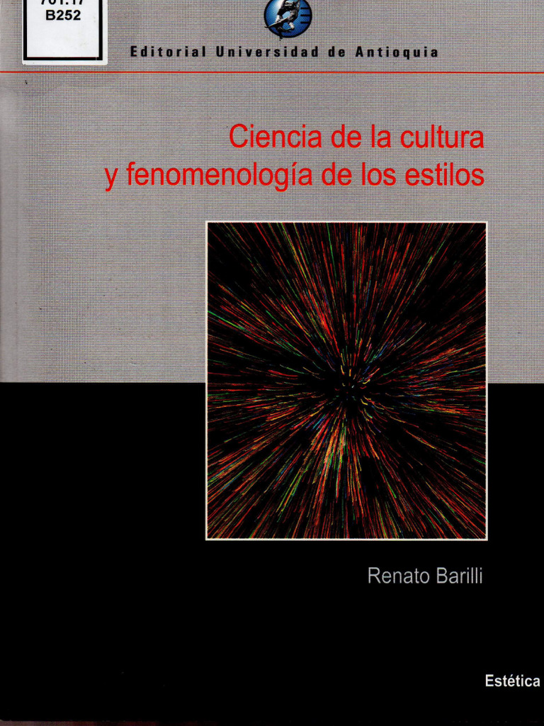 2 - Renato-Barilli-Ciencia-de-La-Cultura-y-Fenomenologia-de-Los-Estilos ...
