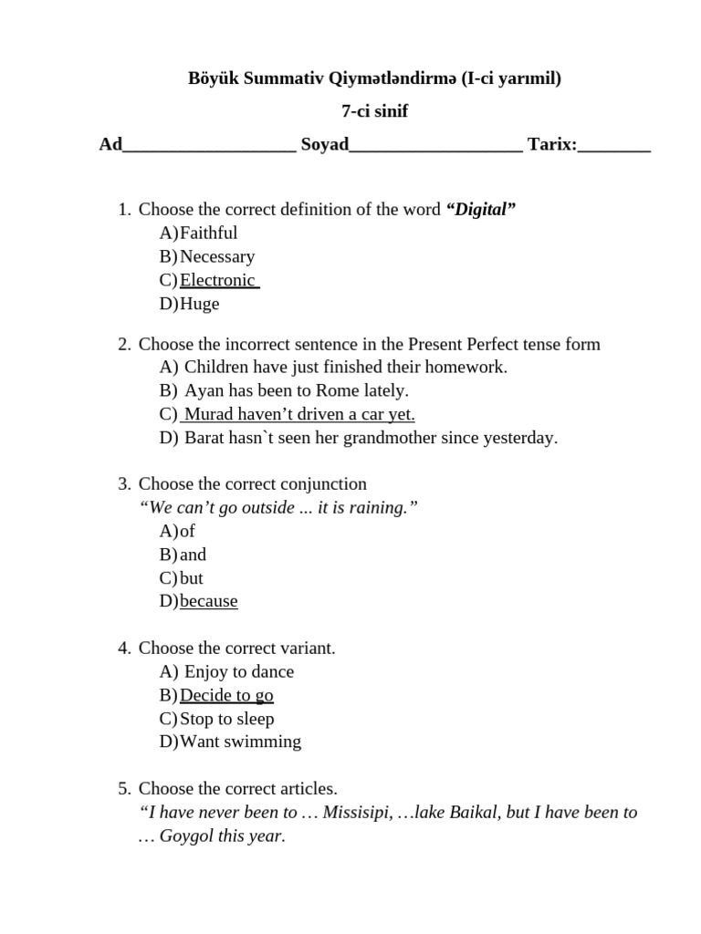 7th Grade Summative Assessment Guide | PDF | Young Adult