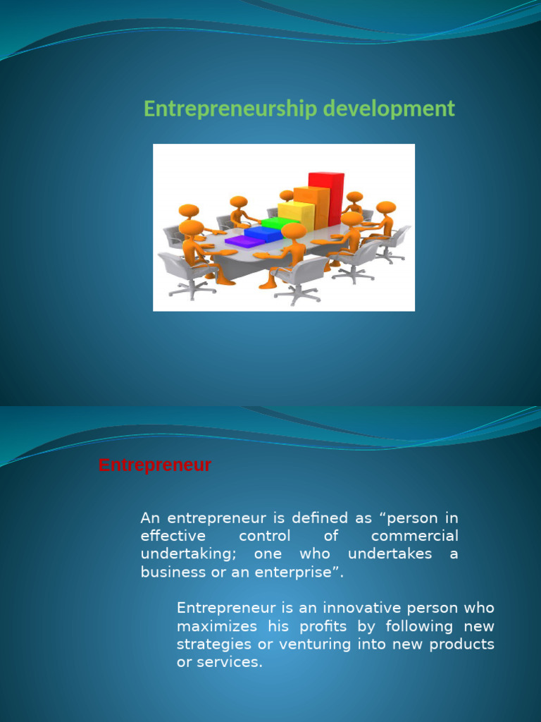 Entrepreneurship Development | PDF | Entrepreneurship | Economies