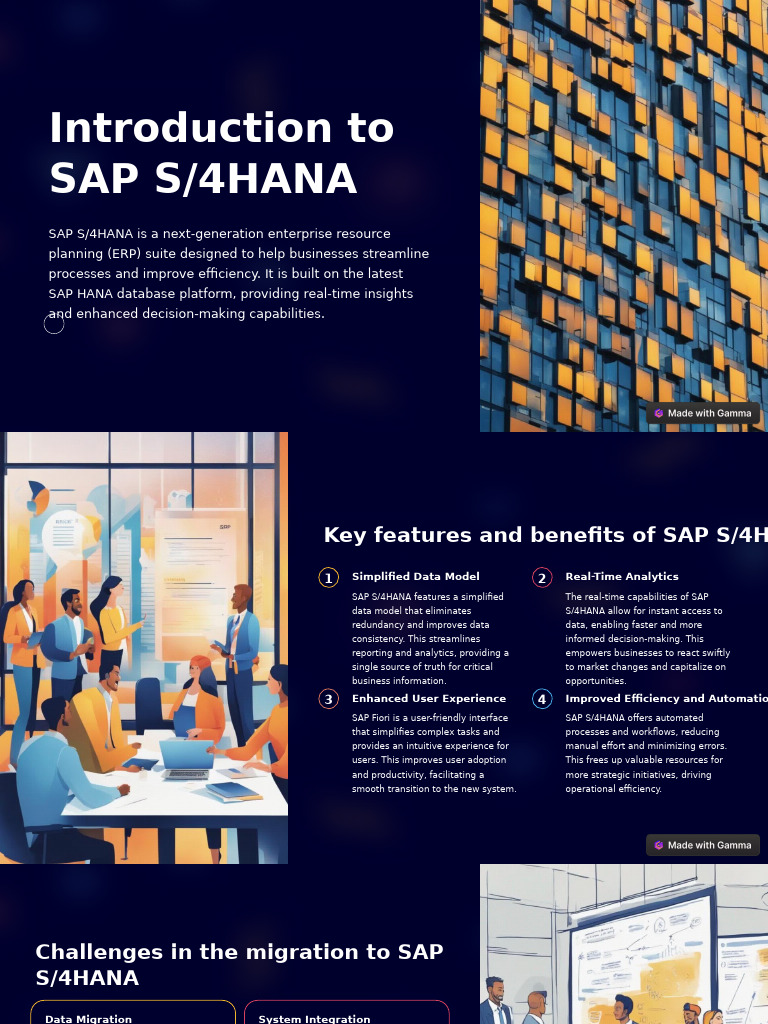 Introduction-to-SAP-S4HANA | PDF | Enterprise Resource Planning | Computing
