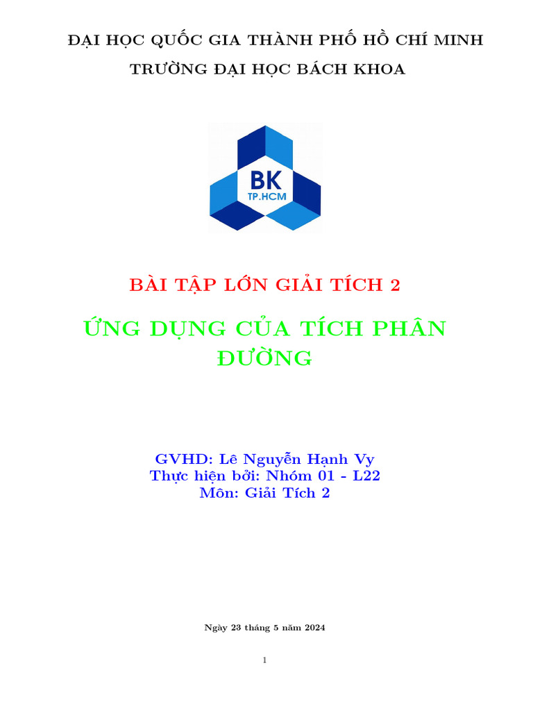 BTL GT 2 - Hcmut | PDF