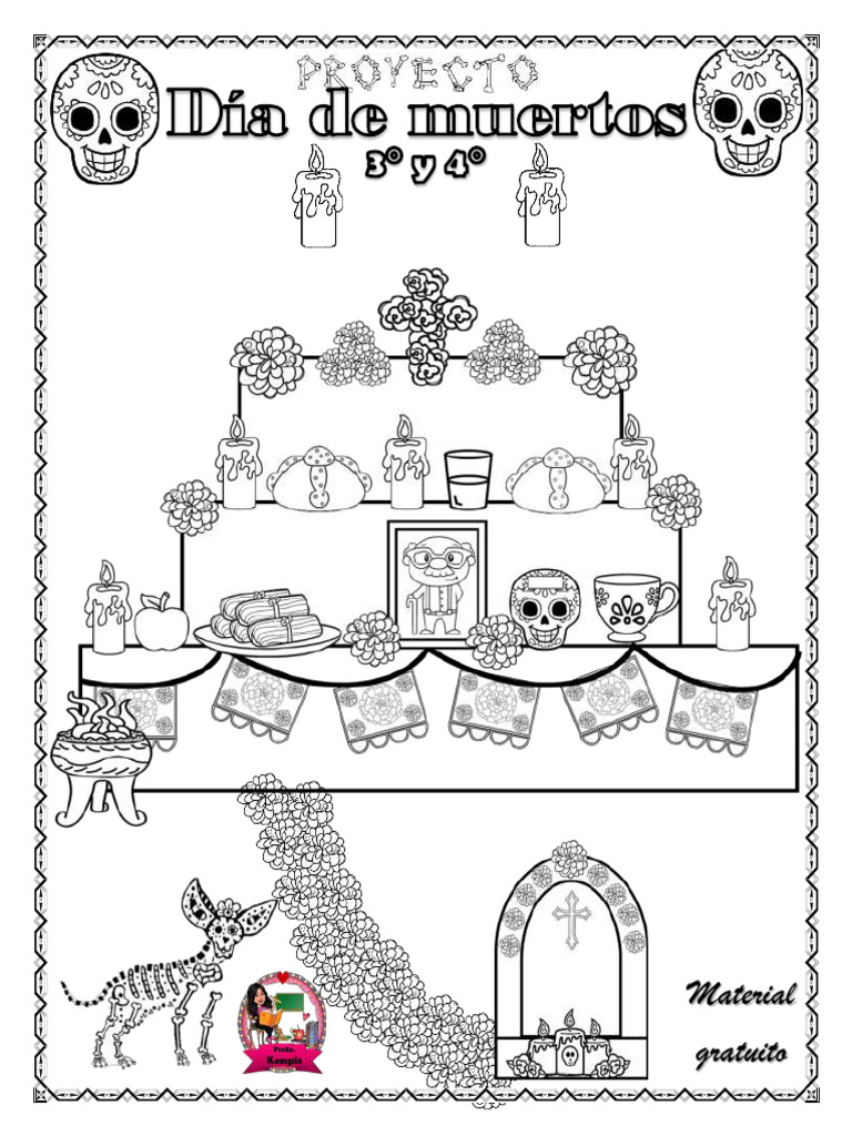 3° y 4° Proyecto Día de Muertos Profa Kempis | PDF | Aprendizaje
