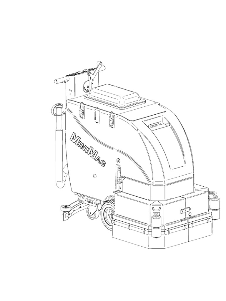 Mini Mag Floor Scrubber Manual | PDF | Switch | Battery Charger