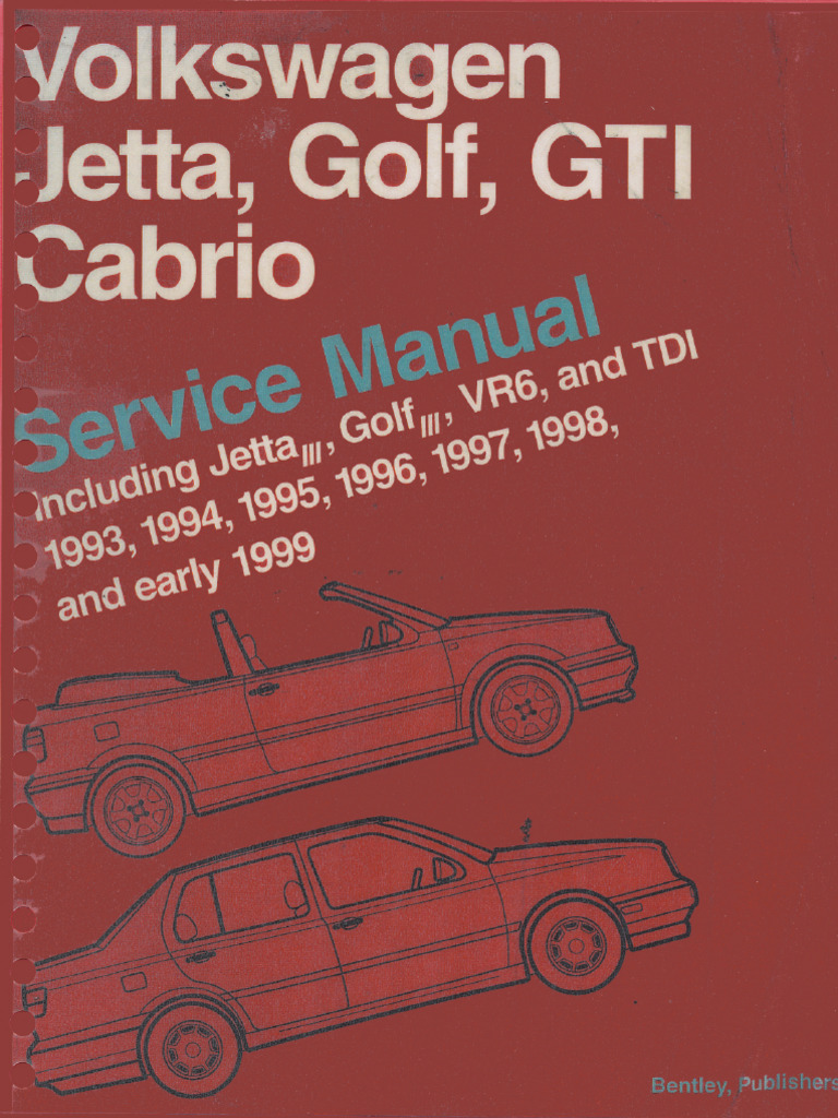 Manual de Servicio - VW Golf Jetta MK3 - 1994 A 1998 | PDF