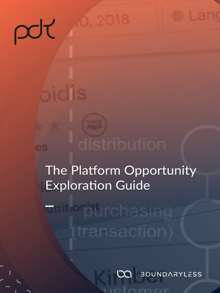 PDT Opportunity Exploration Guide | PDF | Software As A Service ...