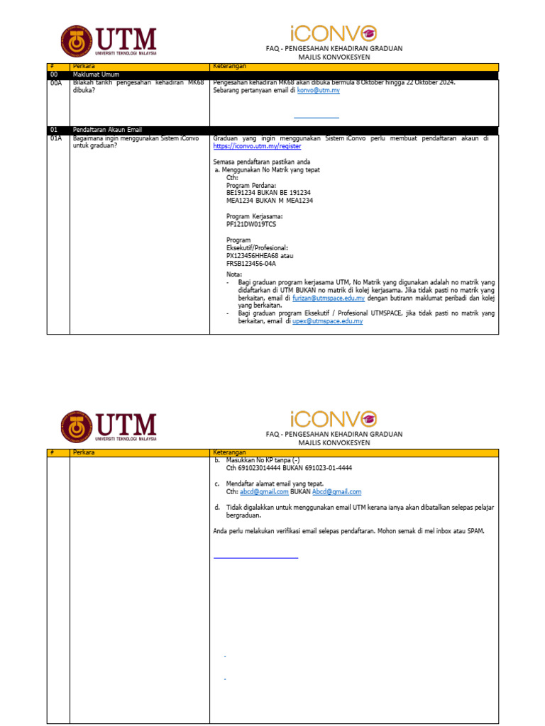 Faq Teknikal Iconvo MK68 | PDF