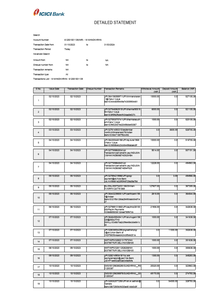 OpTransactionHistory01 04 2024 | PDF | Banks | Finance & Money Management