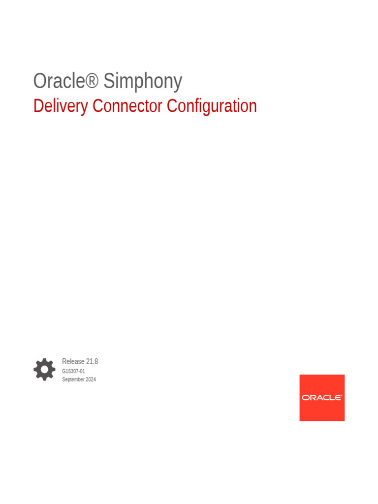 Oracle® Simphony: Delivery Connector Configuration | PDF | Point Of ...