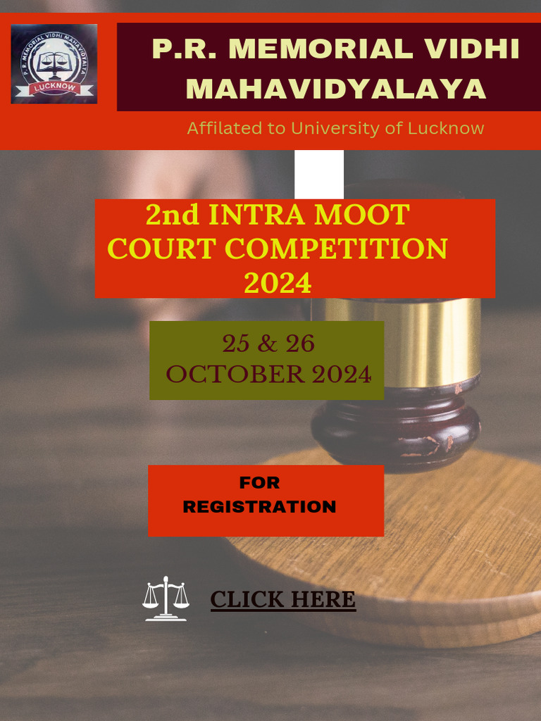 BROCHURE OF PRM INTRA MOOT COURT COMPETITION, 2023.pdf - 20240930 - 131625 - 0000 | PDF ...
