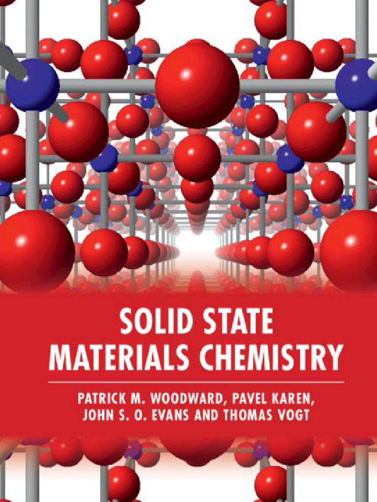 Solid State Materials Chemistry | PDF | Crystal Structure | Magnetism
