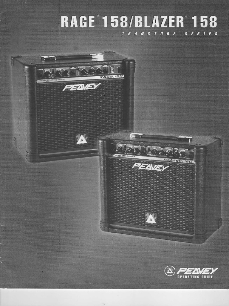 Peavey Blazer 158, TransTube Series Manual _ Manualzz | PDF
