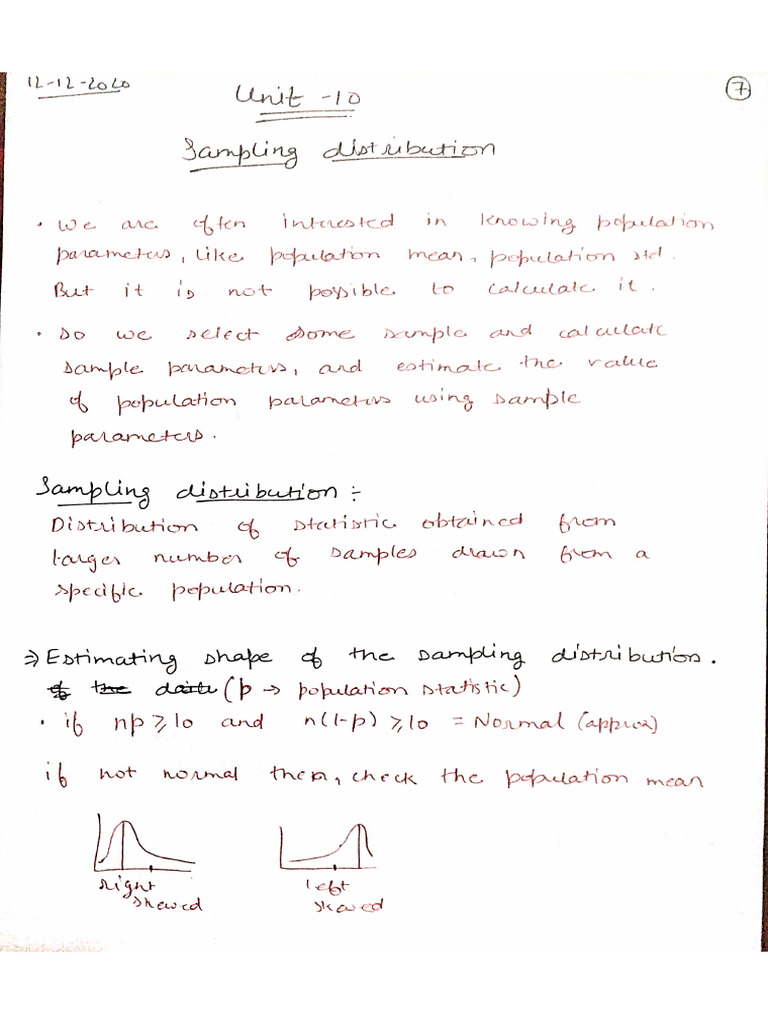 Sampling Distribution | PDF