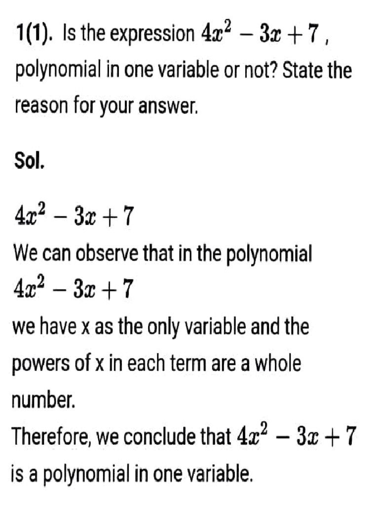 Polynomials 2.1 | PDF | Polynomial | Mathematical Analysis