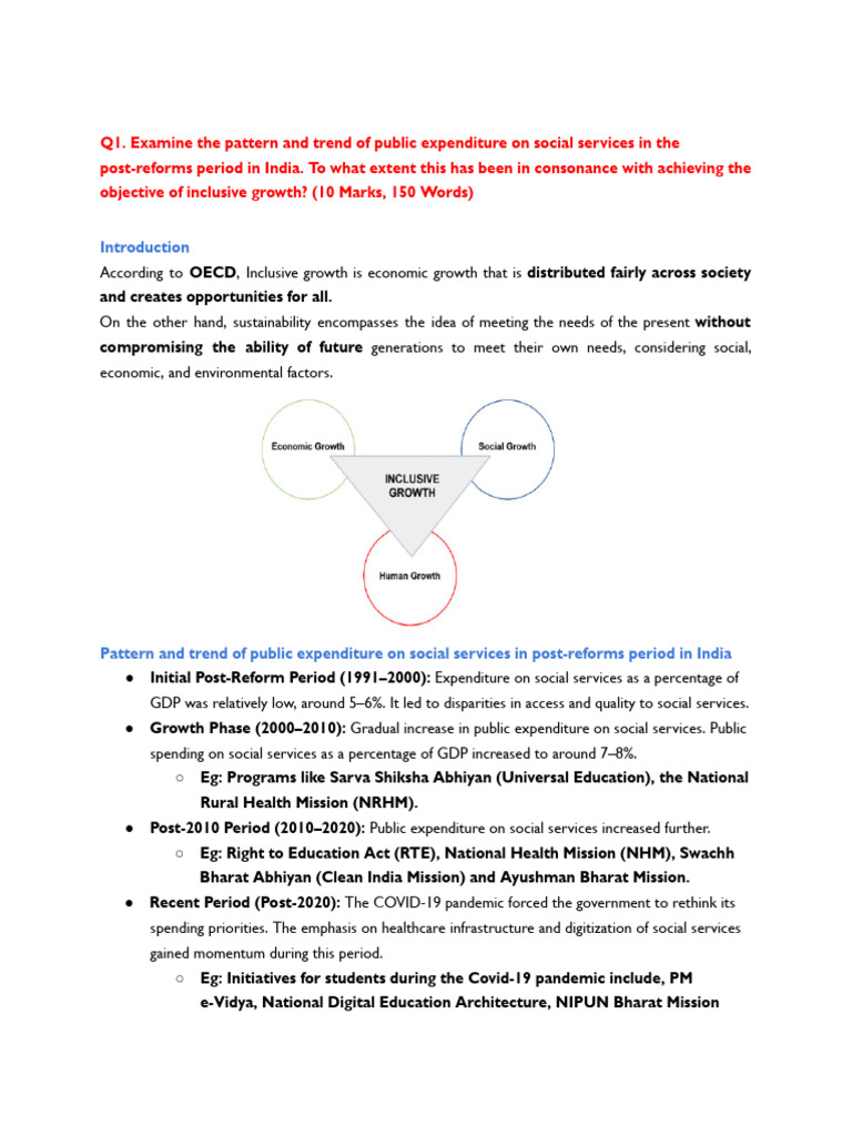 GS3 Mains 2024 Pointers | PDF | Toll Road | Inflation