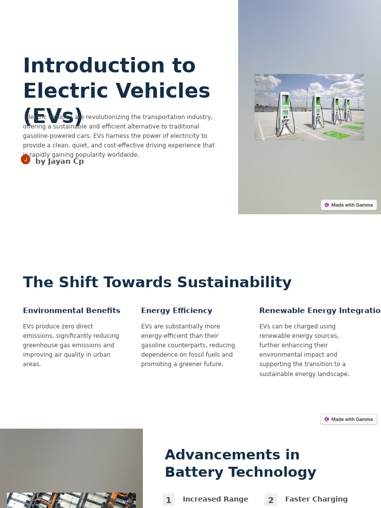 Introduction-to-Electric-Vehicles-EVs | PDF | Electric Vehicle ...
