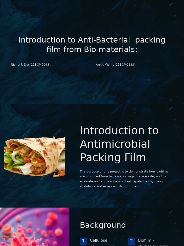 Introduction To Antimicrobial Packing Film From Bio Materials | PDF ...