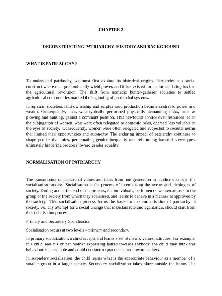 sushmita ch 2 | PDF | Feminism | Gender Studies