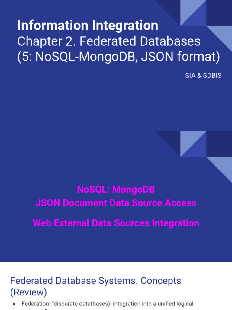 C2.FDB ORCL.data Source Access4 NoSQL Mongo | PDF | Databases | No Sql