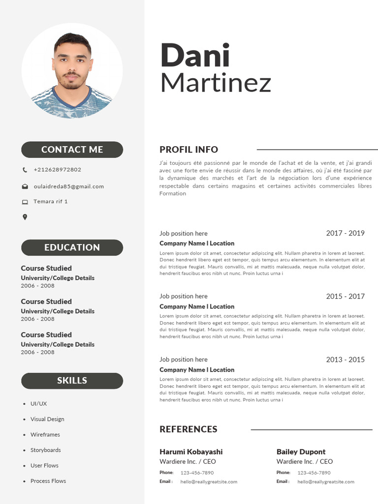 Profil de Wardiere University | PDF