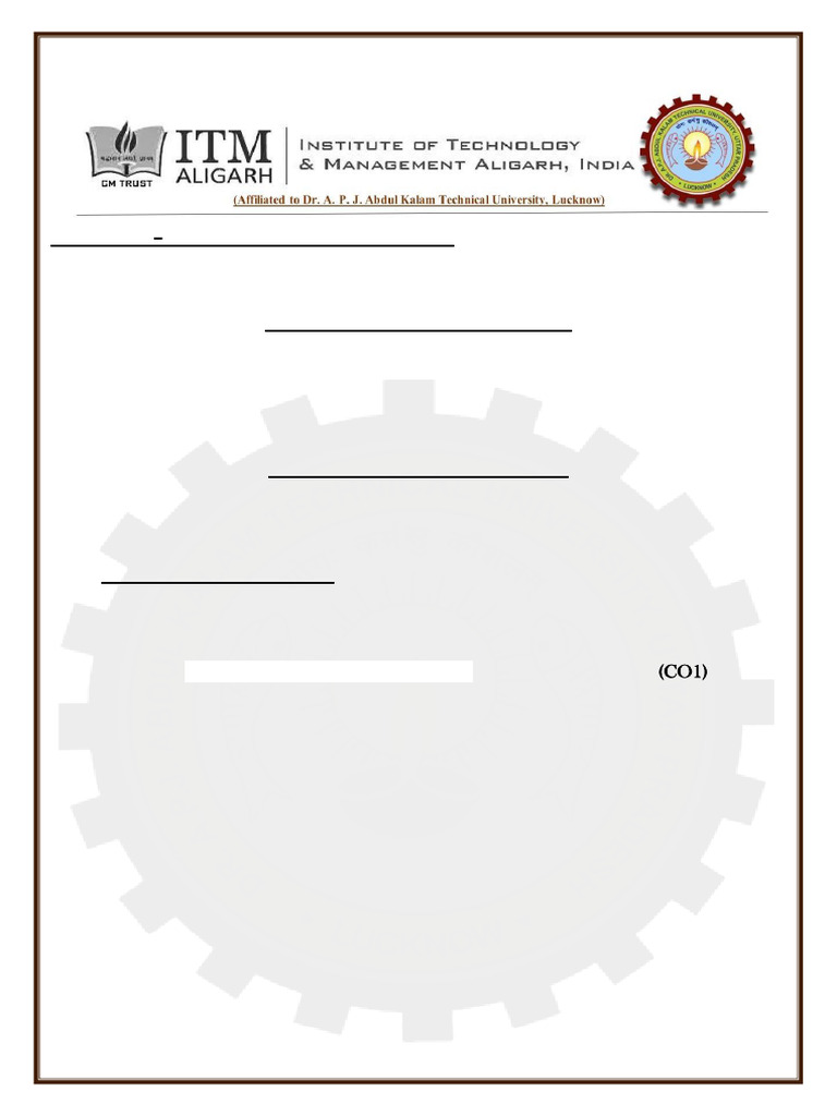 DA (Assignment) - Unit 1 | PDF