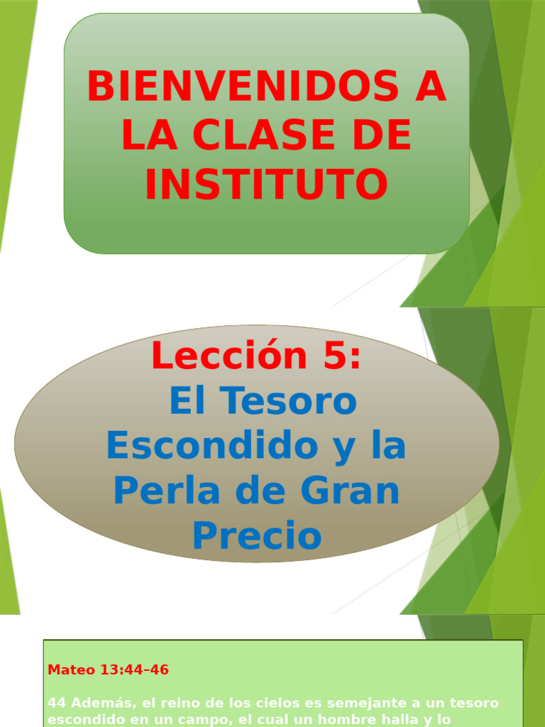 Leccion 5 y 6 | PDF | Verdad | Perla