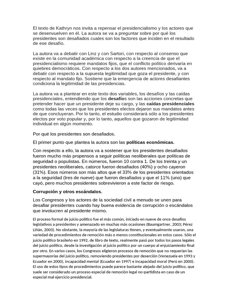 Hochstleter socio pol | PDF | El proceso de destitución | Democracia