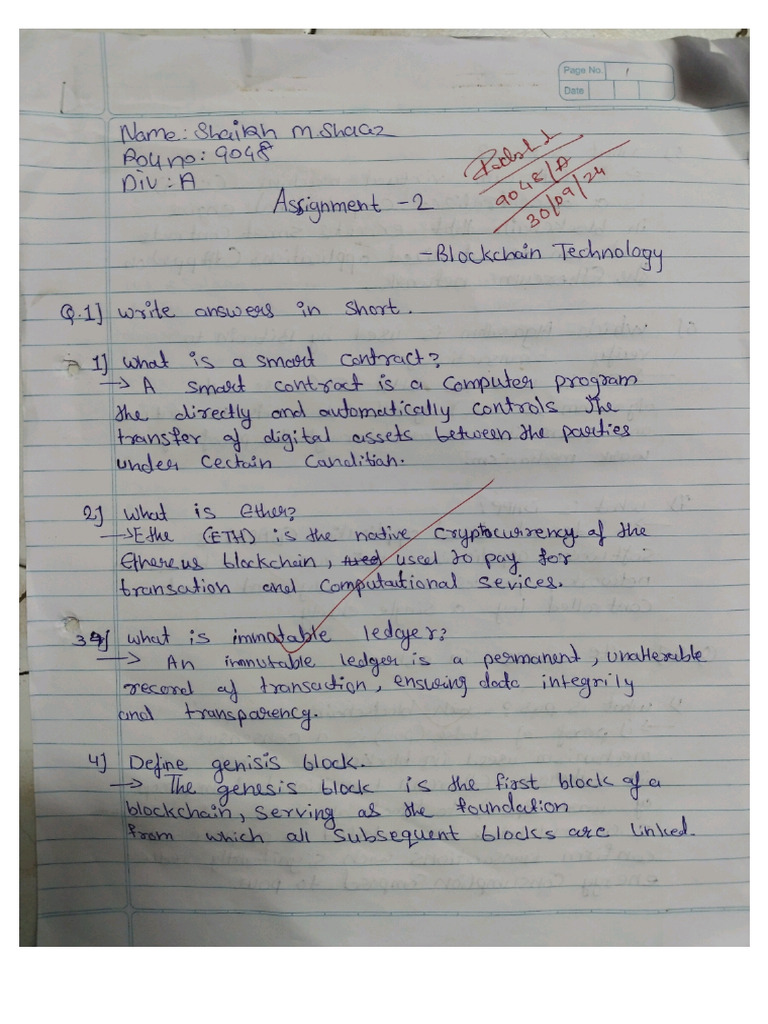 9048 Blockchain-Assign2 | PDF