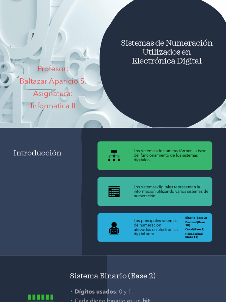 Sistemas Numericos Digitales #1 | PDF | Informática