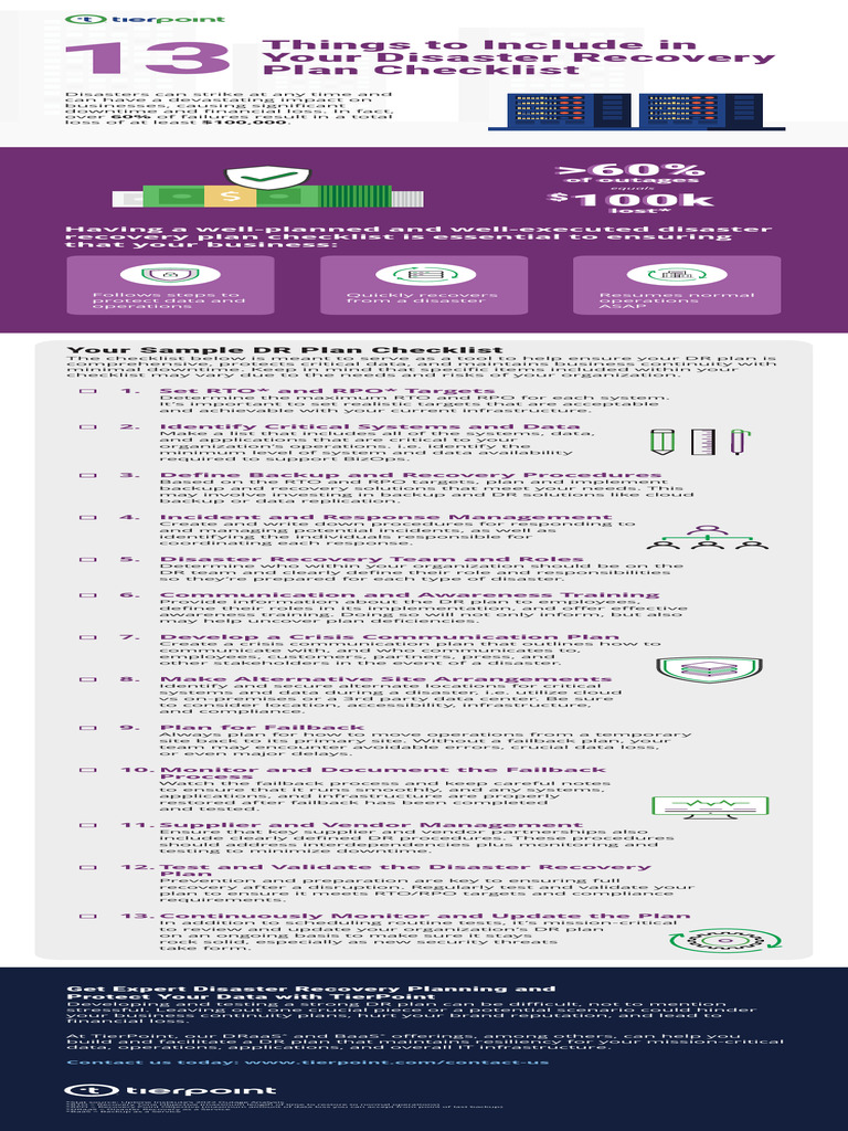 Disaster Recovery Plan Checklist | PDF | Disaster Recovery | Business