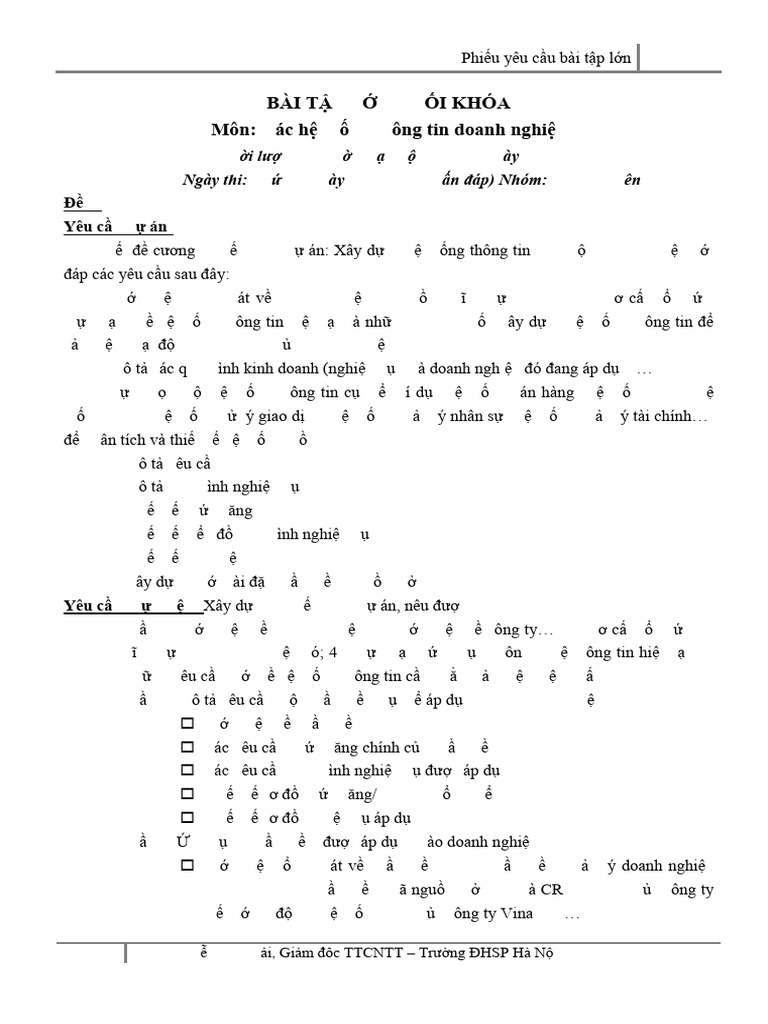 Bai Tap Cuoi Khoa K71 | PDF