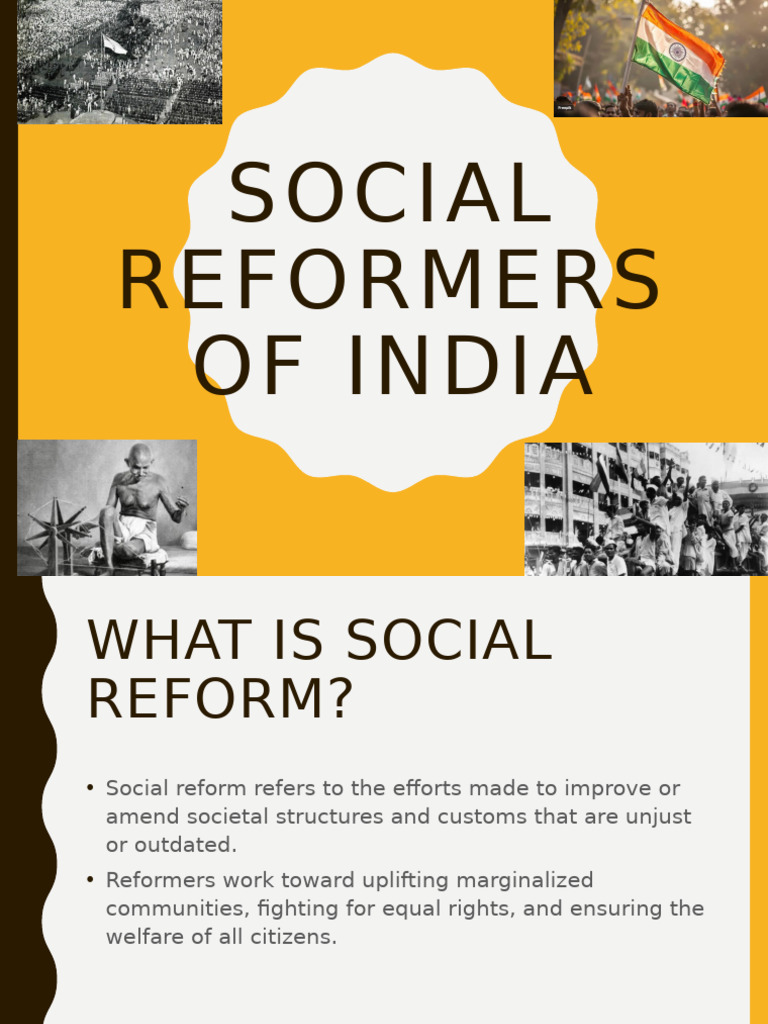Social Reformers | PDF | Career & Growth