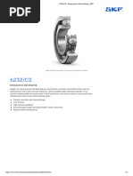 6205 - Deep Groove Ball Bearings - SKF | PDF | License | Bearing (Mechanical)