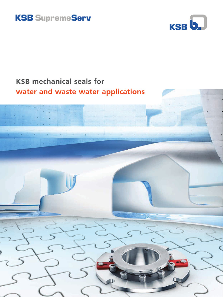 Dow KSB Mechanical Seals For Water Data | PDF | Pump | Gas Technologies