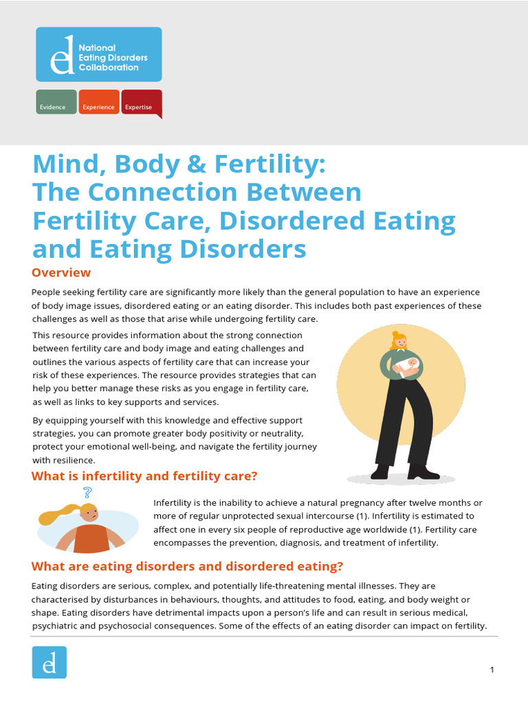 Eating Disorders Fertility Booklet | PDF | Eating Disorder | Mental ...