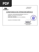 Constancia de Salud | PDF | Derecho