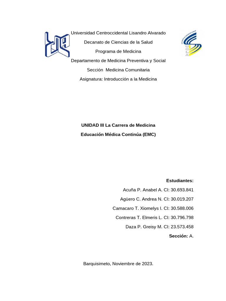 EMC (1) | PDF | Medicina | Doctorado