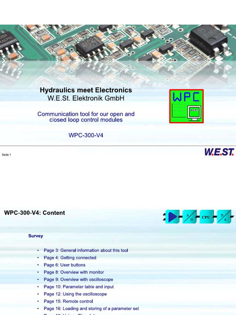 WEST Manual WPC300 | PDF