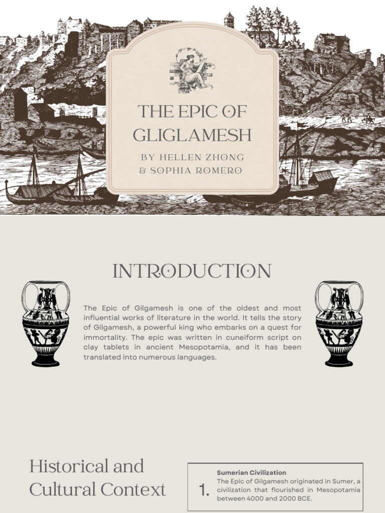 The Epic of Gilgamesh | PDF | Epic Of Gilgamesh | Sumer