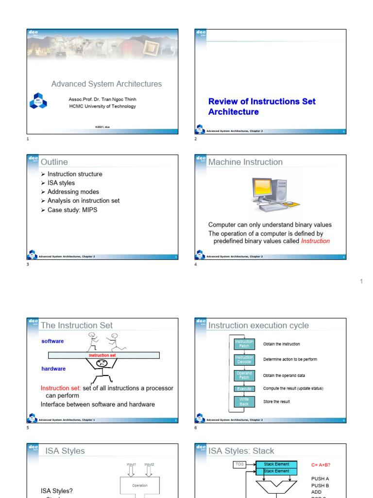 Lec02_ASA | PDF | Central Processing Unit | Office Equipment
