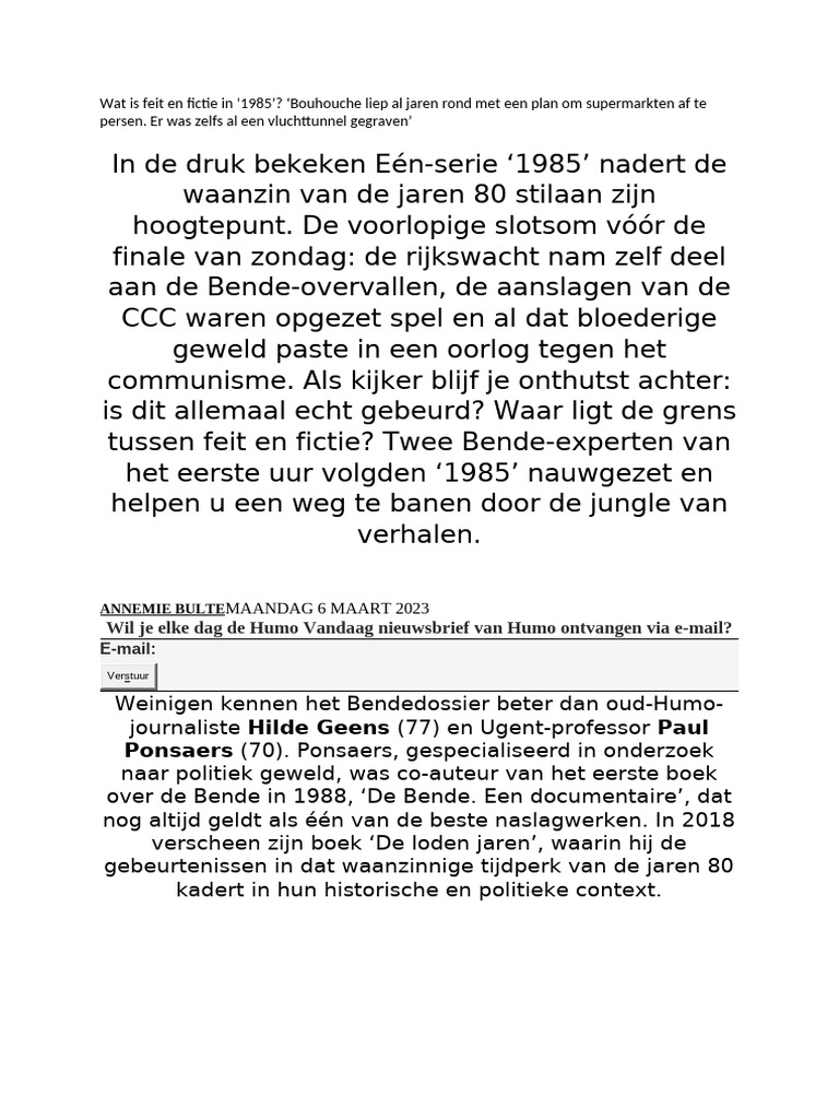 Wat Is Feit en Fictie | PDF