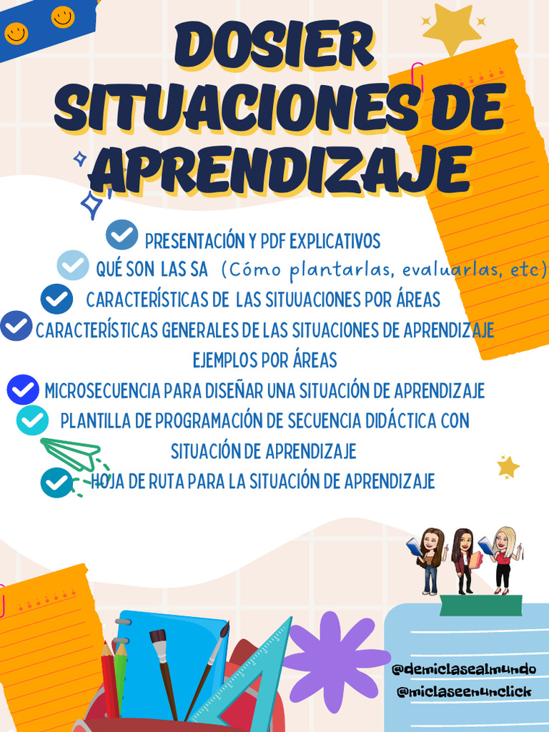Situaciones de Aprendizaje Dosier | PDF