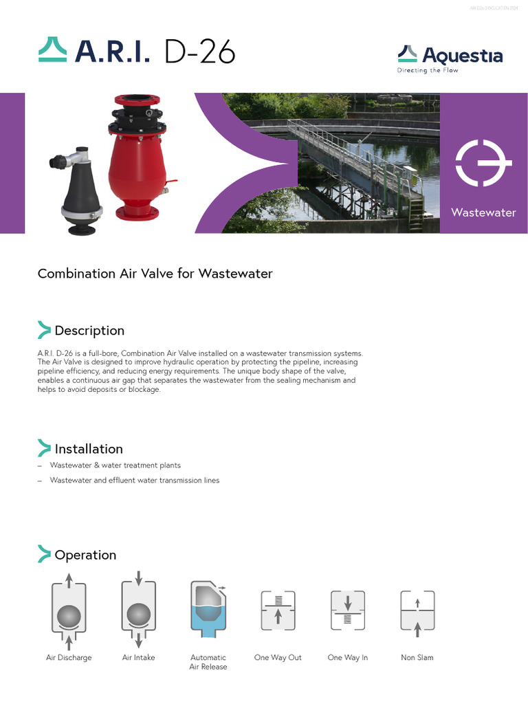 ARI.D26.SWG.CAT.EN.0124 | PDF | Valve | Flow Measurement