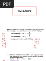 CSAT Time and Work Previous Year Questions | PDF