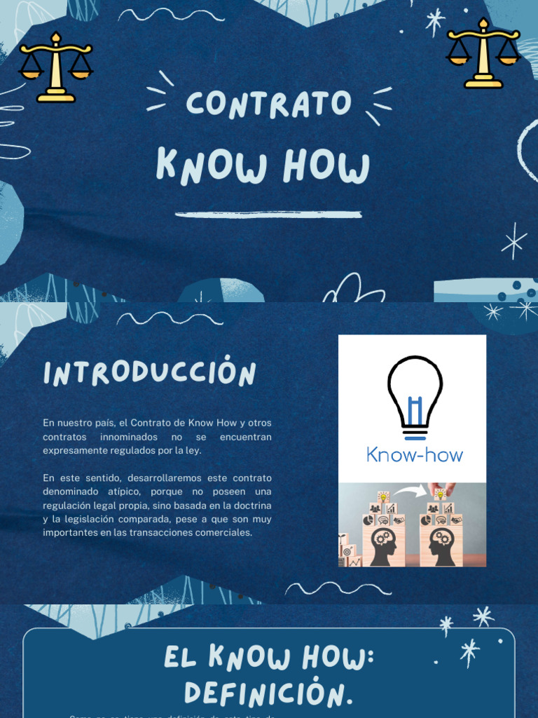 Contrato Know How Ta2 | PDF | Constitución | Caso de ley