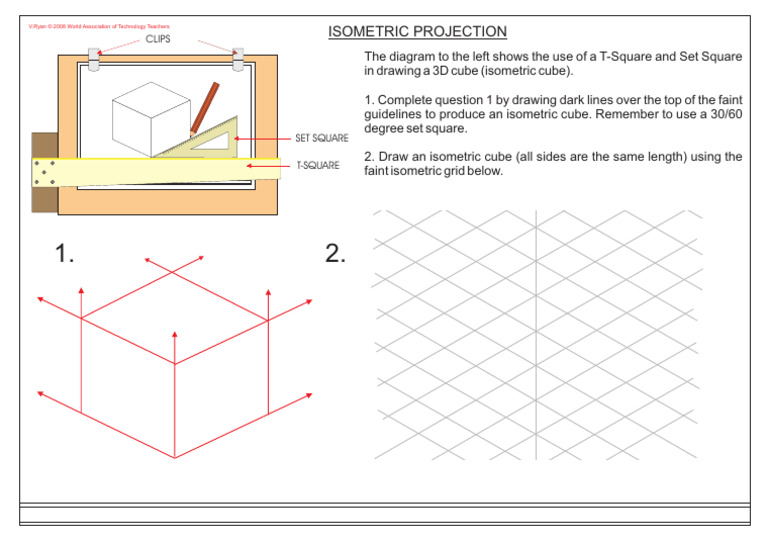 GUIDE For Isometric Drawing | PDF