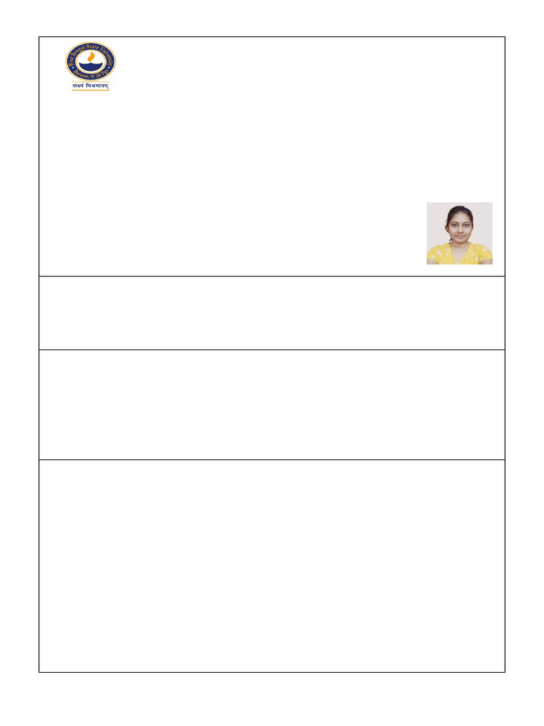 Tiyasa Bhanja Sem 2 Exam Form | PDF | Career & Growth | Technology & Engineering